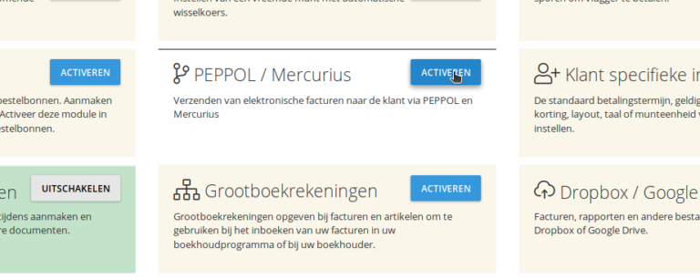 PEPPOL : EenvoudigFactureren