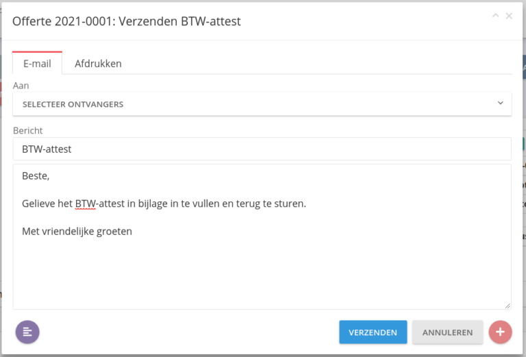 6% BTW-attest : EenvoudigFactureren